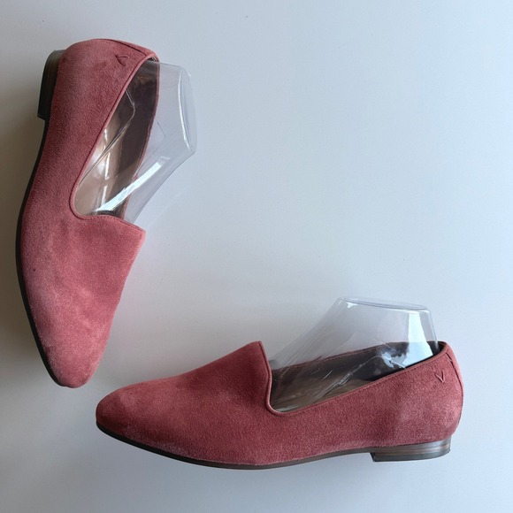 Vionic | Shoes | Vionic Willa Pink Suede Slip On Almond Toe Low Heel ...